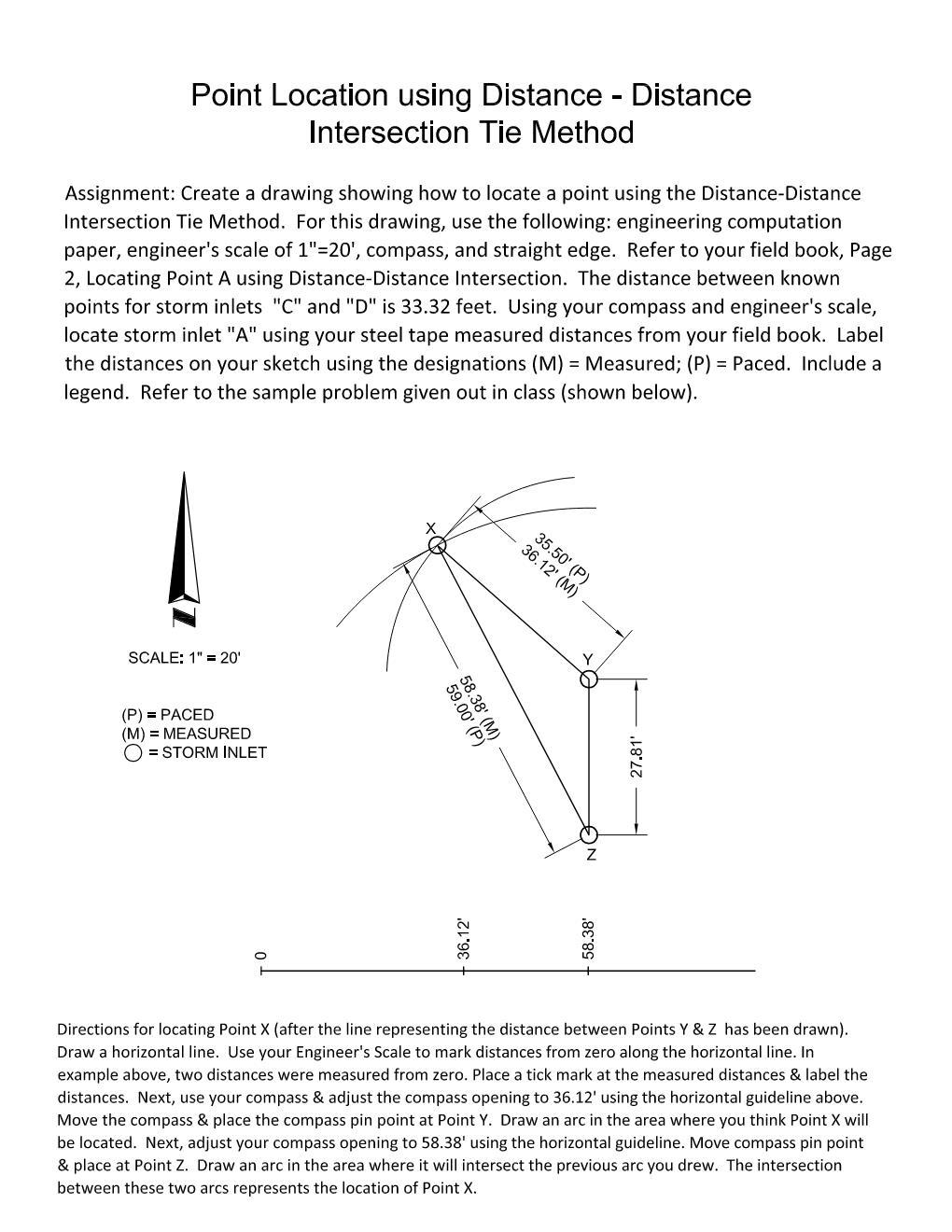 Point Location using Distance - Distance Intersection | Chegg.com