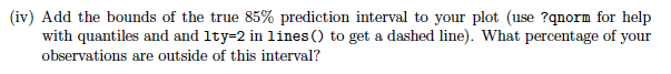 Solved How Do I Set The Problems Below In R Use The Rnorm 7052