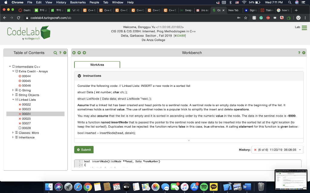 Solved This is c++ codelab exercise and I only need one | Chegg.com