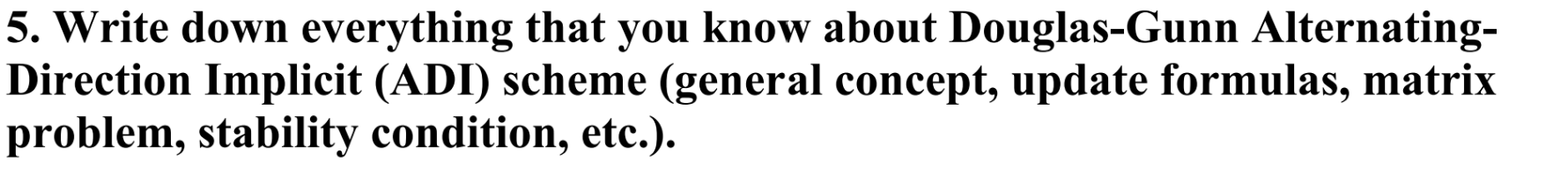 Solved 5. Write down everything that you know about | Chegg.com