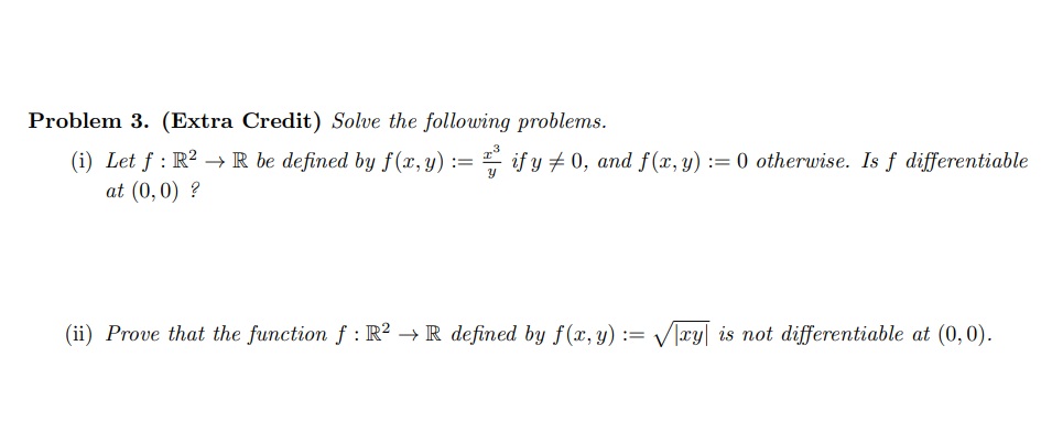 Solved Problem 3. (Extra Credit) Solve the following | Chegg.com