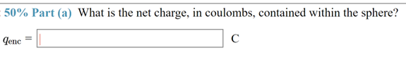Solved A net flux of 4.25×104 N⋅m2/C passes inward through | Chegg.com