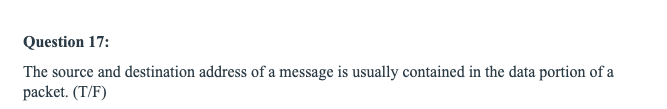 Solved Question 15: A hostname can map to one or more | Chegg.com