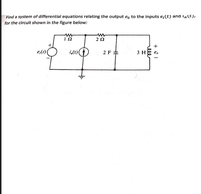 Solved Find a system of differential equations relating the | Chegg.com