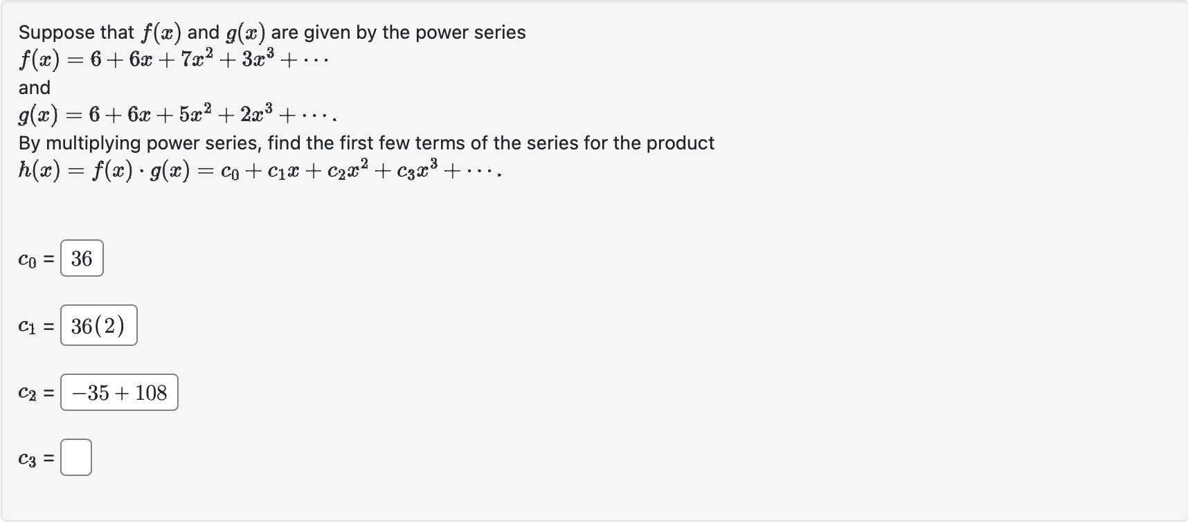 Solved Suppose that f(x) and g(x) are given by the power | Chegg.com
