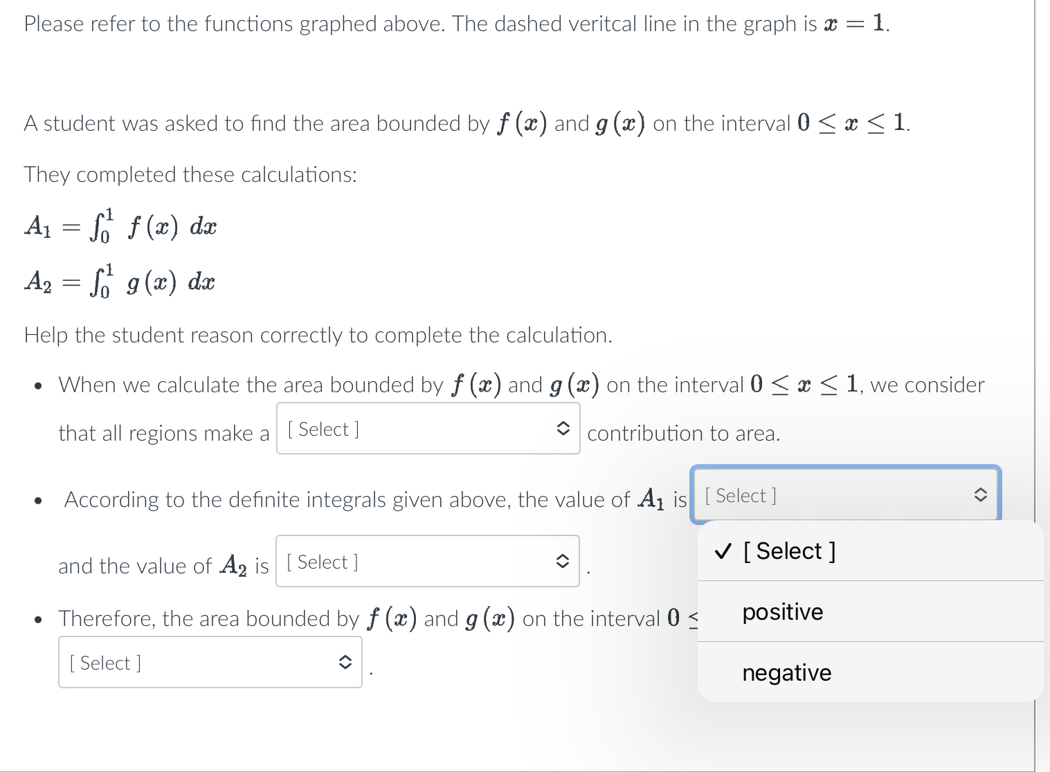 Solved Please refer to the functions graphed above. The | Chegg.com