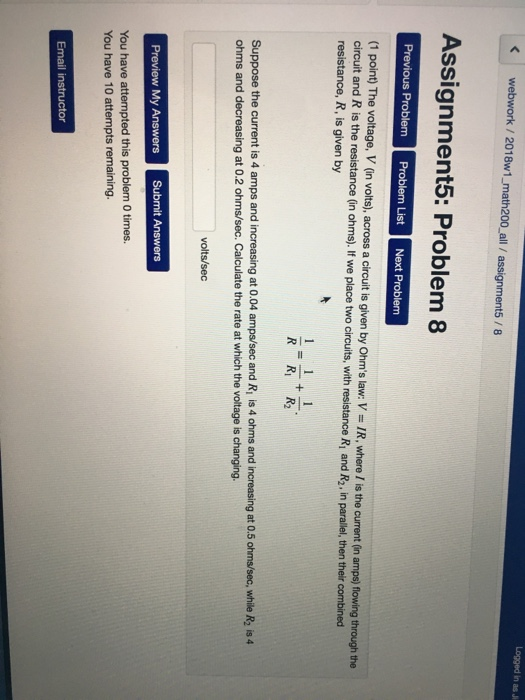 Solved webwork /2018w1_math200 all / assignment5 / 8 | Chegg.com