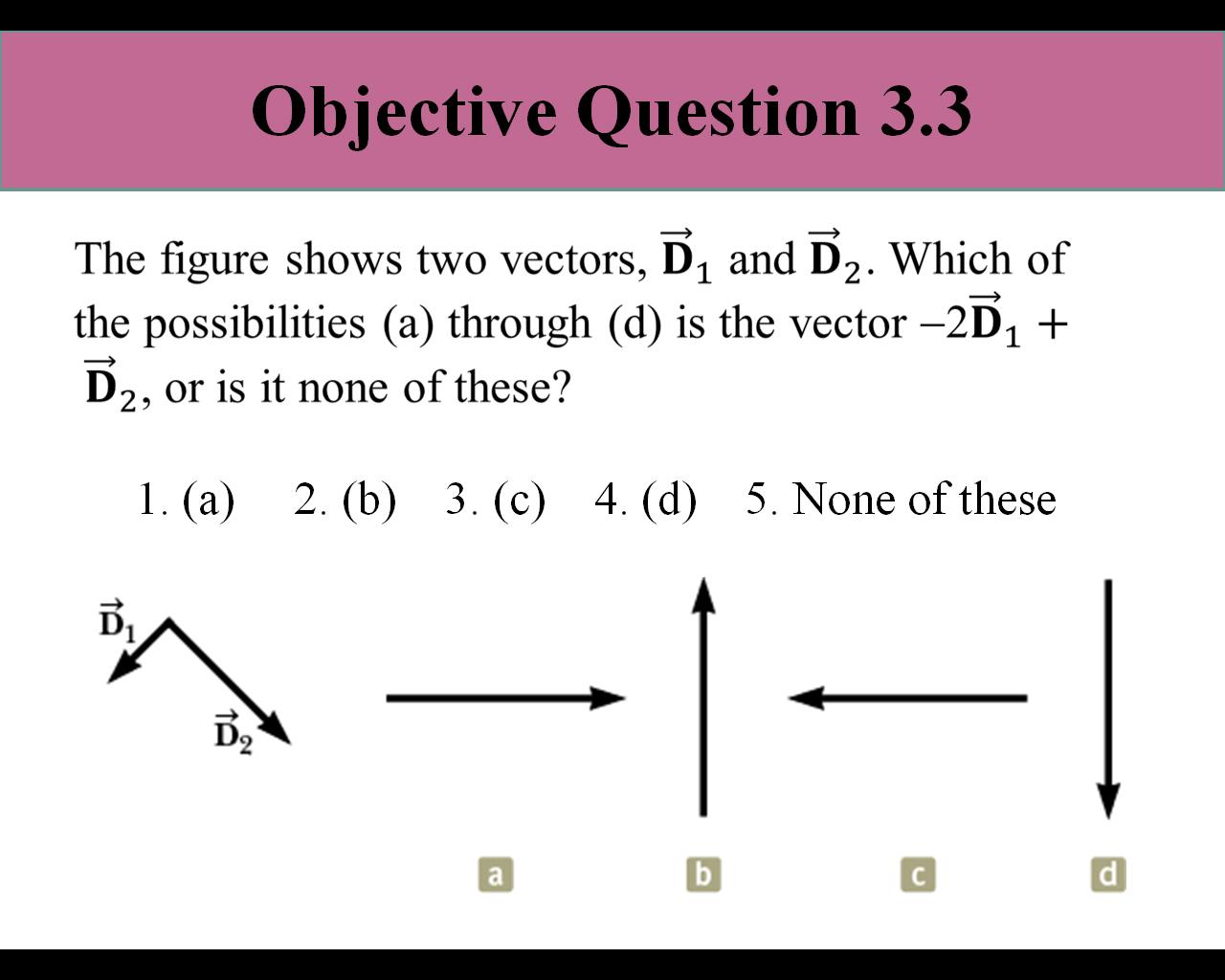 Solved The figure shows two vectors, bi and D2. Which of the | Chegg.com