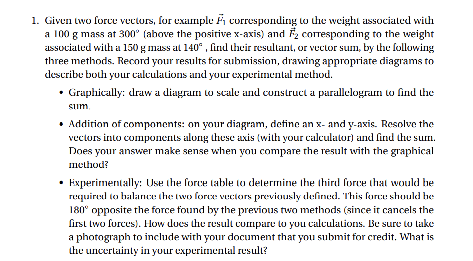 Solved Need help with this 2-part physics problem please. Do | Chegg.com