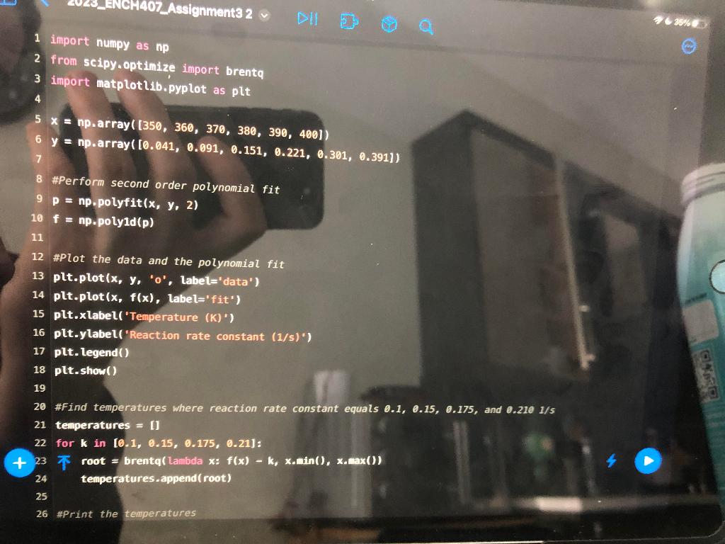 - The order of the polynomial is third order - When | Chegg.com