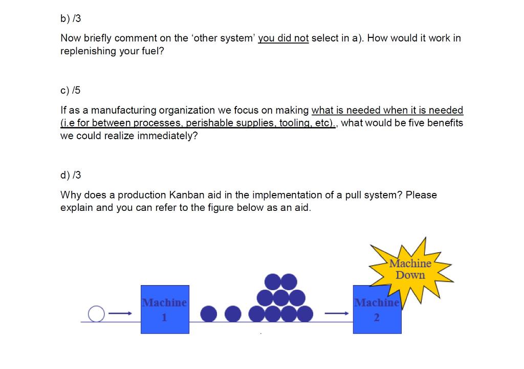 Solved a) /5 The following is a Heijunka principle. In the | Chegg.com