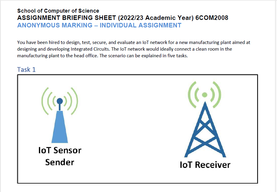 Solved School of Computer of Science ASSIGNMENT BRIEFING | Chegg.com