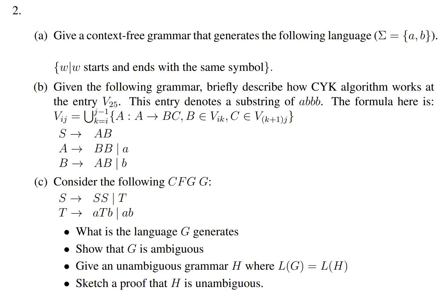 Solved 1. - a = (a) Given a regular language L {ww contains | Chegg.com