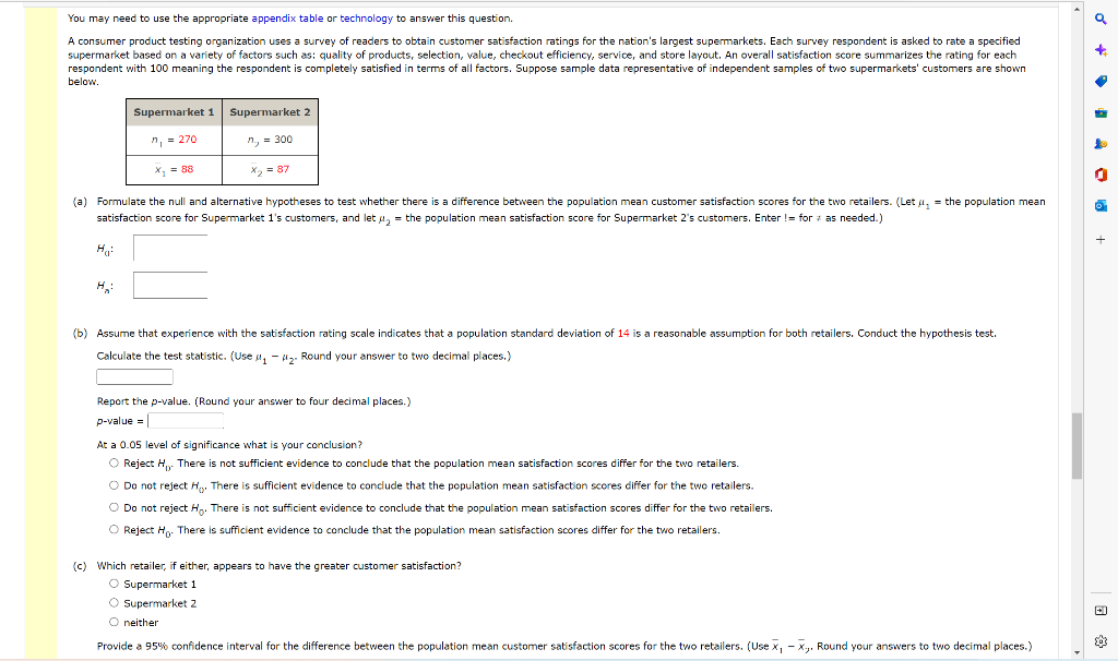 Solved You may need to use the appropriate appendix table or | Chegg.com