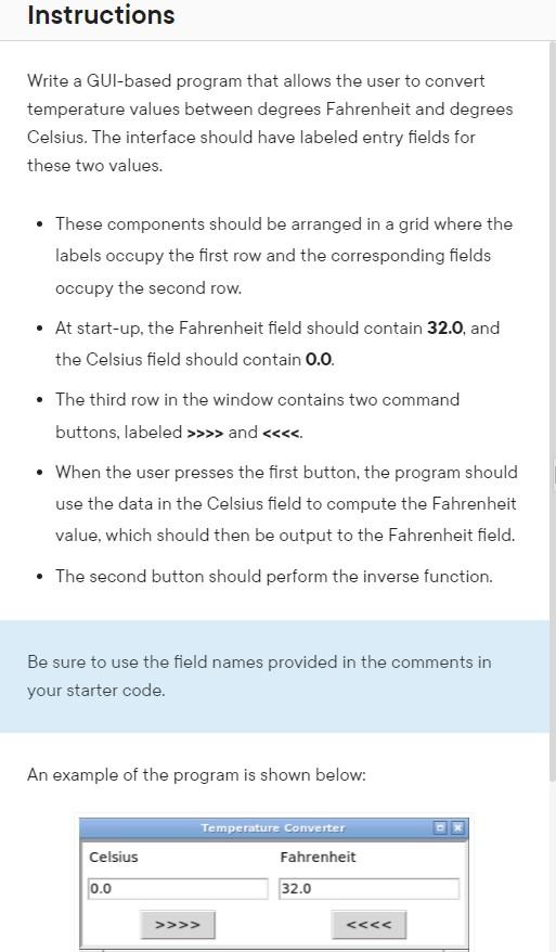 Solved In python. Please refer to the | Chegg.com