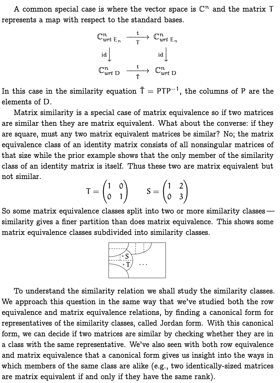 Solved 1.6 Example 1.4 shows that the only matrix similar to | Chegg.com