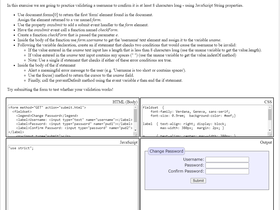 Solved In this exercise we are going to practice setting a | Chegg.com