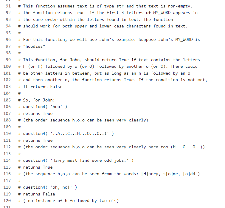 Solved 129 130 # Question 5: # # Modify the function such | Chegg.com