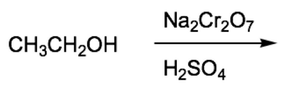 Solved CH3CH2OHH2SO4 Na2Cr2O7 | Chegg.com