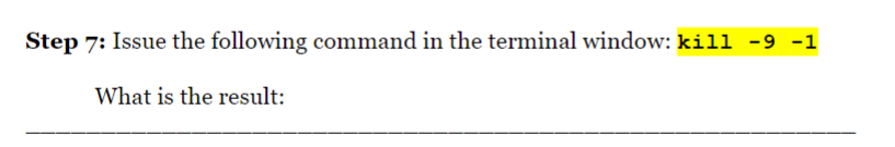 Solved Step 2: Issue the 'top' command and open a second | Chegg.com