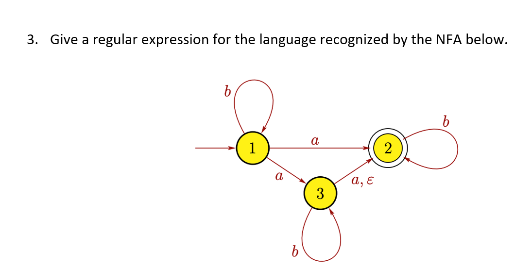 Solved 3. Give a regular expression for the language | Chegg.com