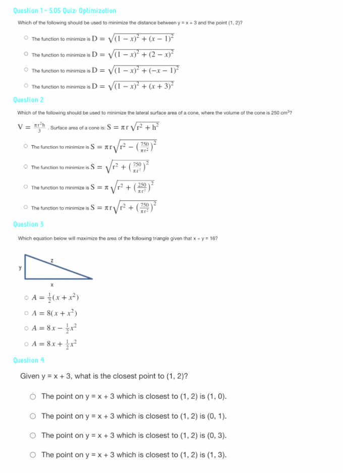 Solved I need urgent help with these calculus questions! | Chegg.com