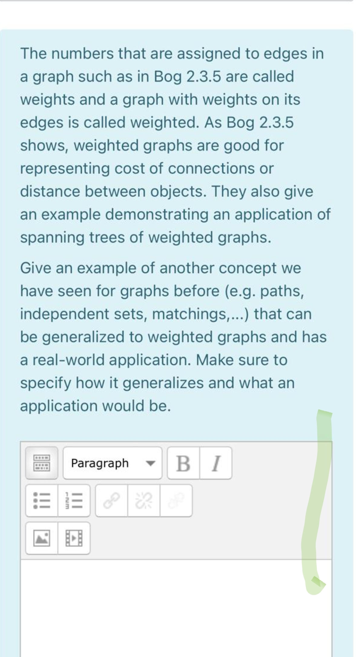 Solved The numbers that are assigned to edges in a graph | Chegg.com