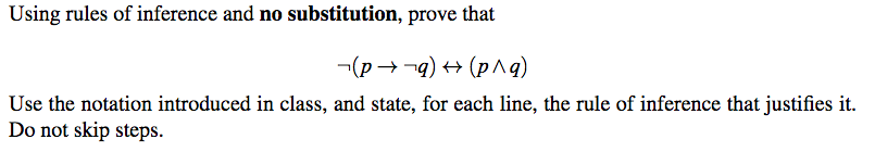 Solved Using rules of inference and no substitution, prove | Chegg.com