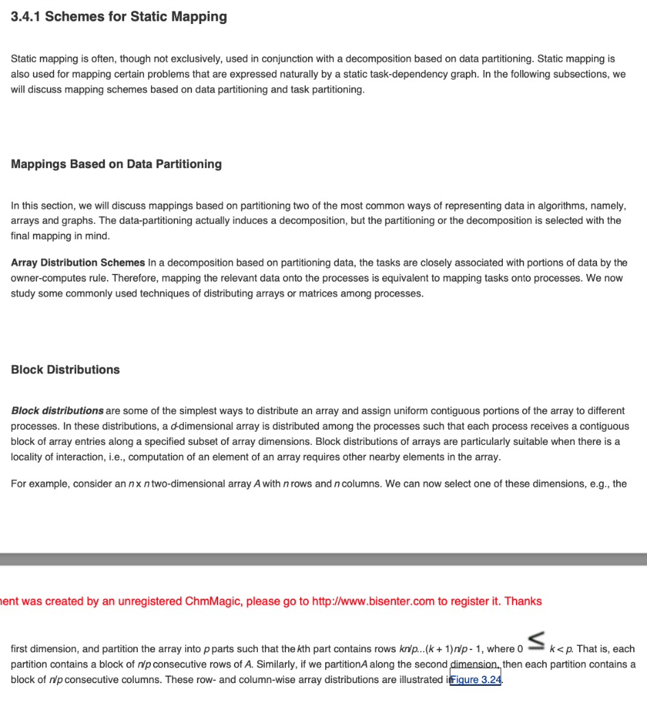 Solved Problem An alternative way of partitioning the matrix | Chegg.com