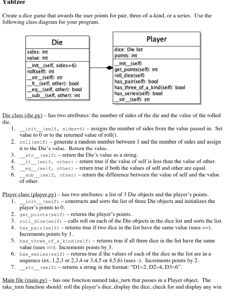 Solved please help in python (i wrote these classes below | Chegg.com