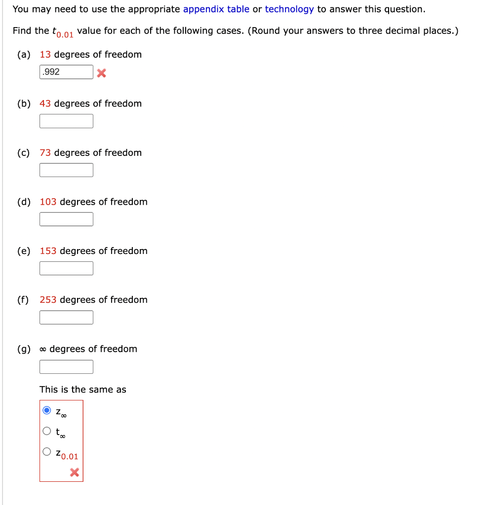Solved You may need to use the appropriate appendix table or | Chegg.com