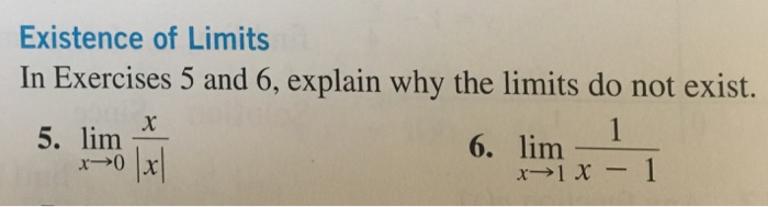 Solved Explain why the limits do not exist. lim_x | Chegg.com
