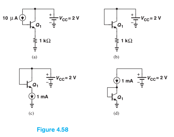 Solved 4.22. Determine the operating point and the | Chegg.com