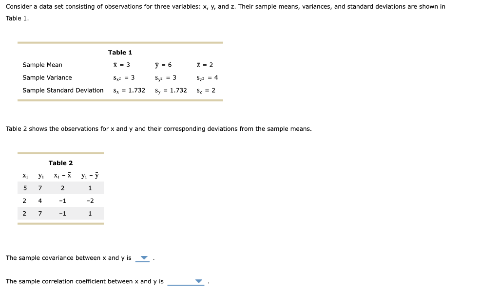 Solved Consider a data set consisting of observations for | Chegg.com