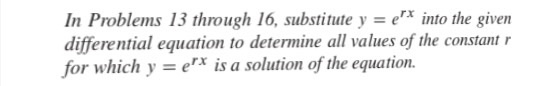 Solved In Problems 1 through 12, verify by substitution that | Chegg.com