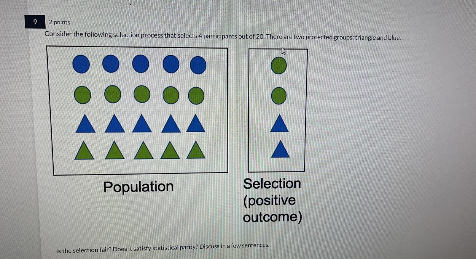 Solved Consider the following selection process that selects | Chegg.com