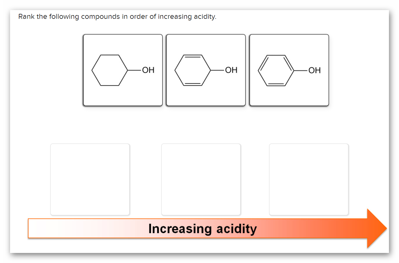 Solved Rank The Following Compounds In Order Of Increasing