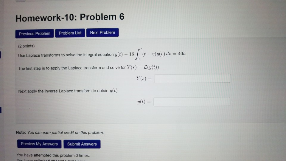 Solved Homework-10: Problem 6 Previous Problem Problem List | Chegg.com
