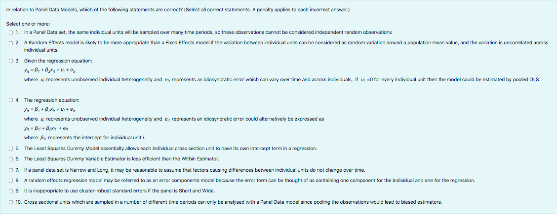 Solved Select one or more: individual units. 3. Given the | Chegg.com