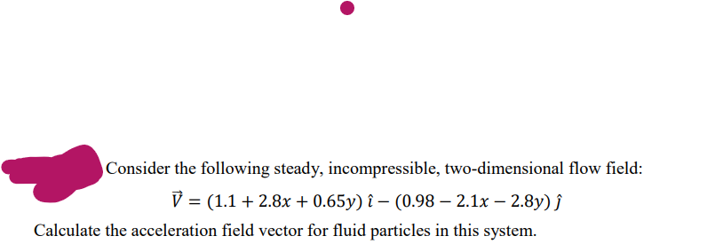 Solved Consider the following steady, incompressible, | Chegg.com