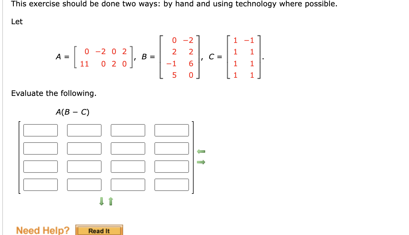 Solved This exercise should be done two ways: by hand and | Chegg.com