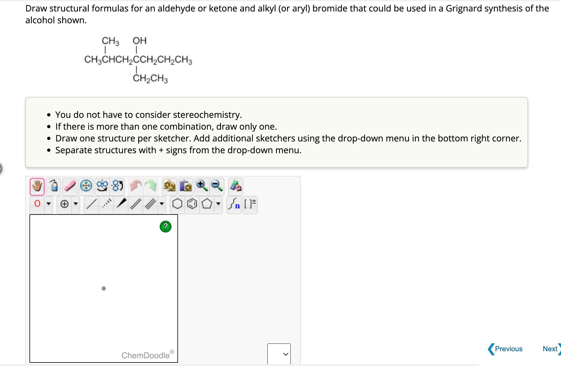 Solved Draw structural formulas for an aldehyde or ketone | Chegg.com