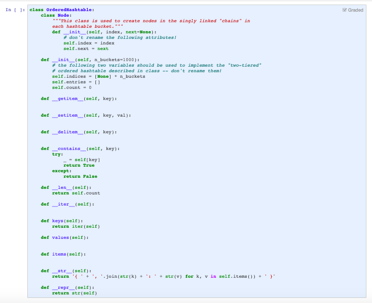 Lab 06: Ordered Hashtable V Overview For this | Chegg.com