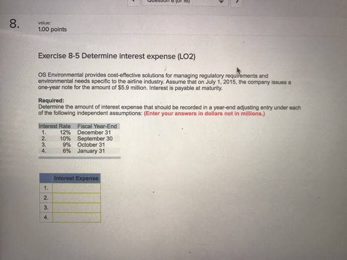 Solved OS Environmental provides cost-effective solutions | Chegg.com