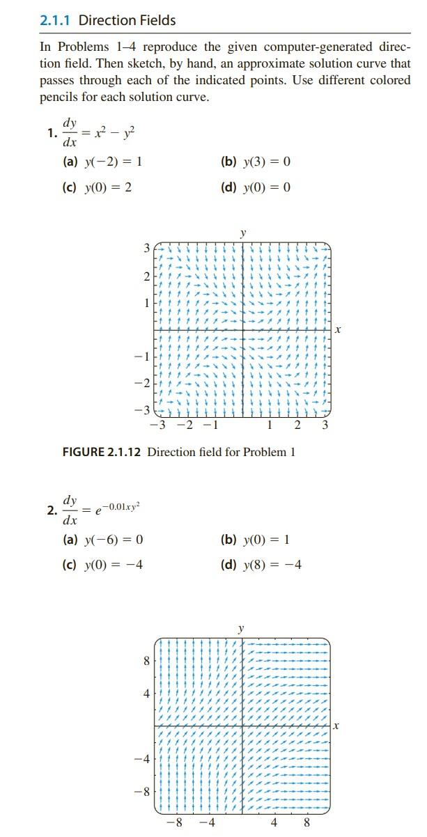 Solved In Problems 1-4 reproduce the given | Chegg.com