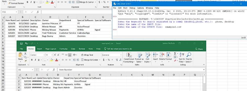 Solved Project 4: Reading and Writing Files | Chegg.com