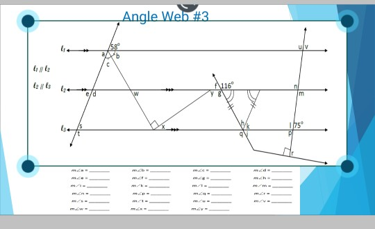 Solved Angle Web #3_ | Chegg.com