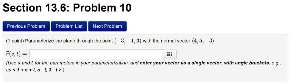 Solved Section 13.6: Problem 10 Previous Problem Problem | Chegg.com