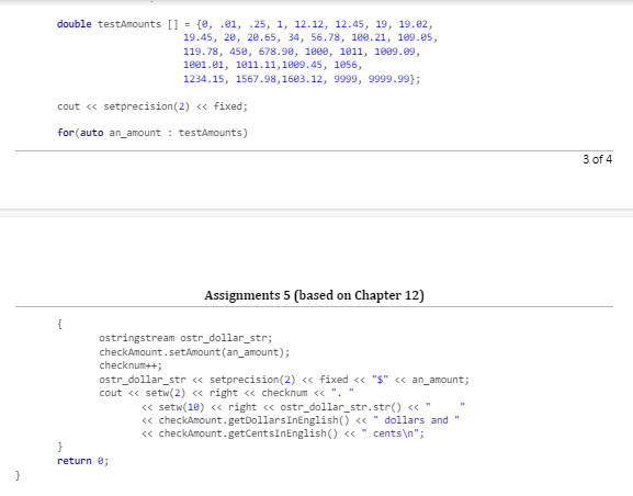 Problem Specifications - Programming Challenge # 12, | Chegg.com