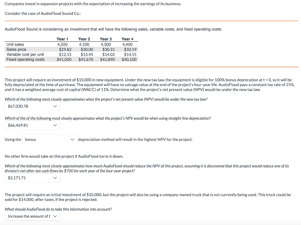 This project will require an investment of $10,000 in | Chegg.com